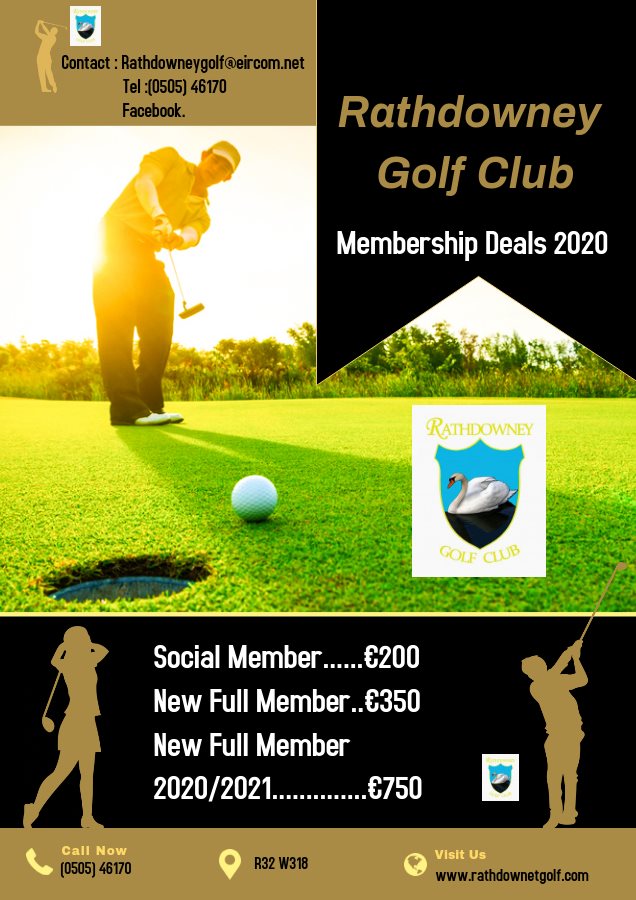 Memberships - Rathdowney Golf Club
